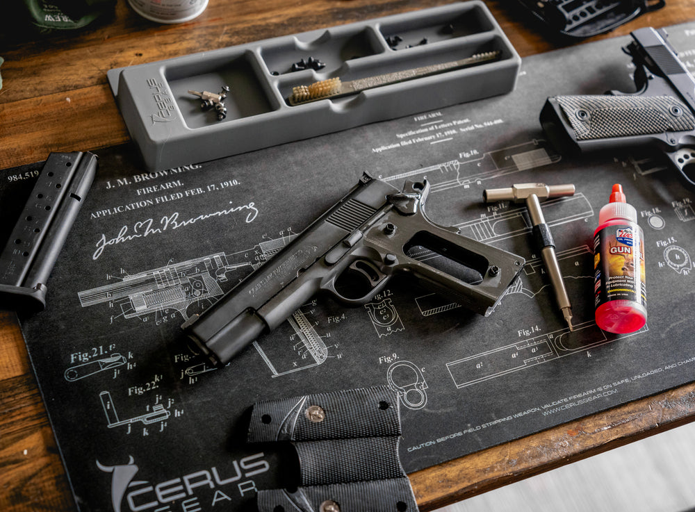T.R.A.P Tray | Gun Cleaning Tray with Compartments