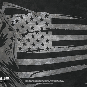 Grim Reaper American Flag Handgun Mat | Cerus Gear