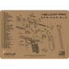 Springfield® Hellcat Pro™ Diagram Cleaning Mat | Cerus Gear