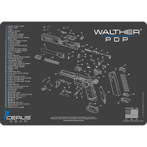 Walther® PPP Schematic ProMat Cleaning Mat | Cerus Gear
