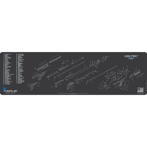 Gun Cleaning Mats with Diagrams | Gun Cleaning Pads | Page 8 | Cerus Gear