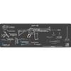 AR-15 Rifle Cleaning Mat - 12” x 36” | AR-15 Gun Cleaning Mat