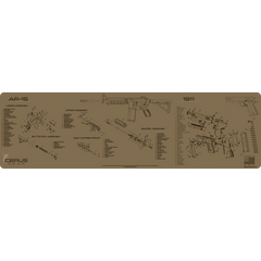 AR-15 Gun Cleaning and Assembly Mats