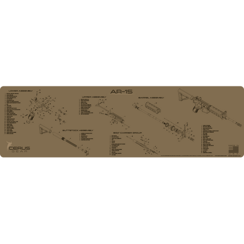 AR-15 Gun Cleaning and Assembly Mats