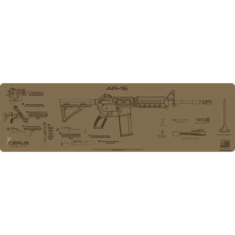 AR-15 Gun Cleaning and Assembly Mats
