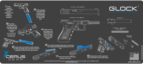Gun Cleaning Mats with Diagrams | Gun Cleaning Pads | Page 4