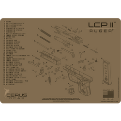 Ruger LCP II Schematic ProMat Pistol Cleaning Mat