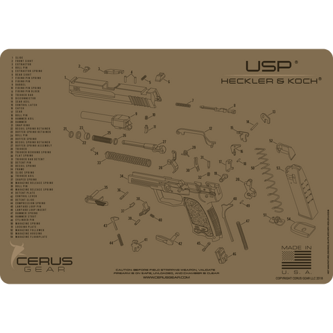 Gun Cleaning Mats with Diagrams | Gun Cleaning Pads | Page 4