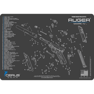 Ruger Mark IV Parts Diagram Schematic Handgun Mat